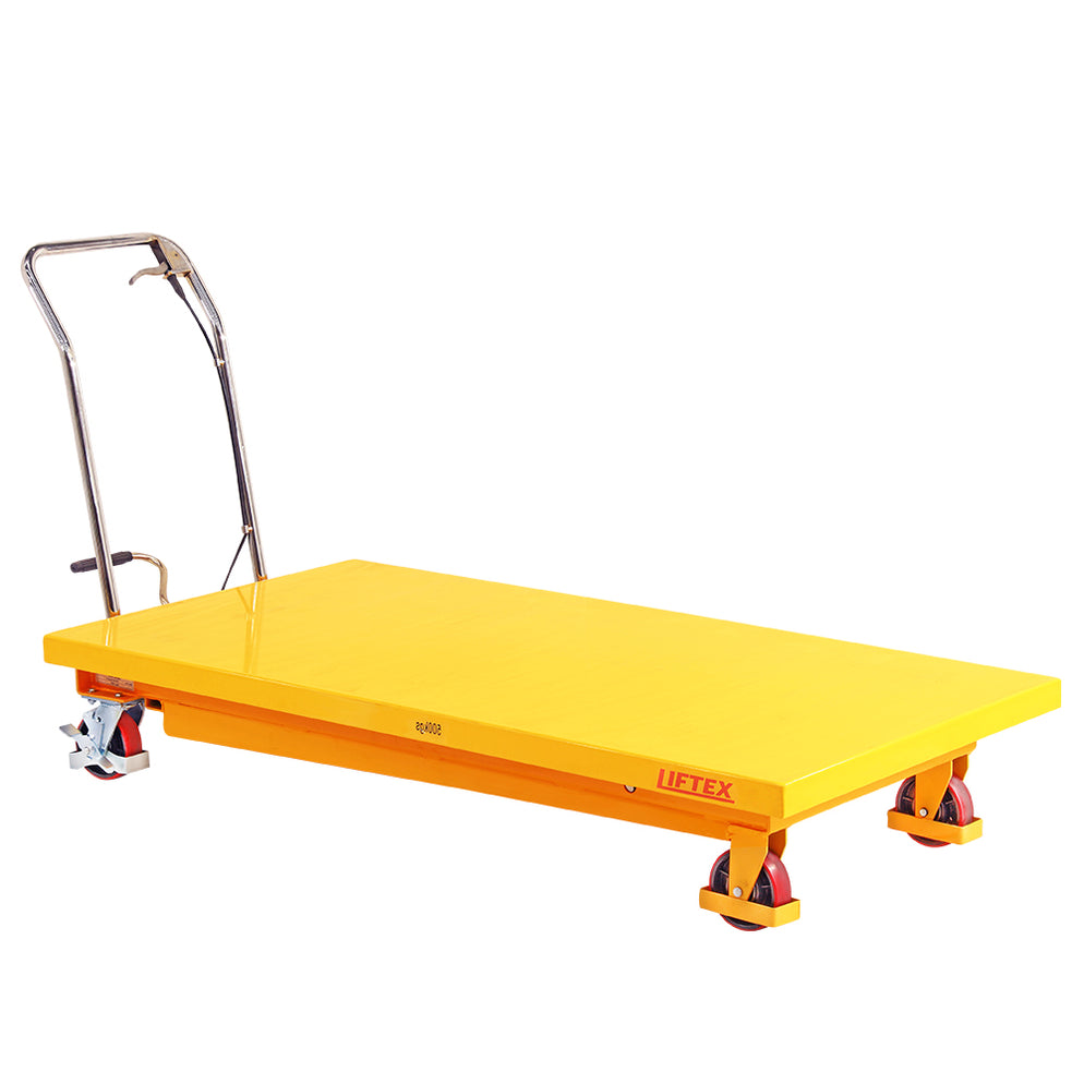 500kg Capacity Extra Large Scissor Lift Trolley — Liftex Materials ...