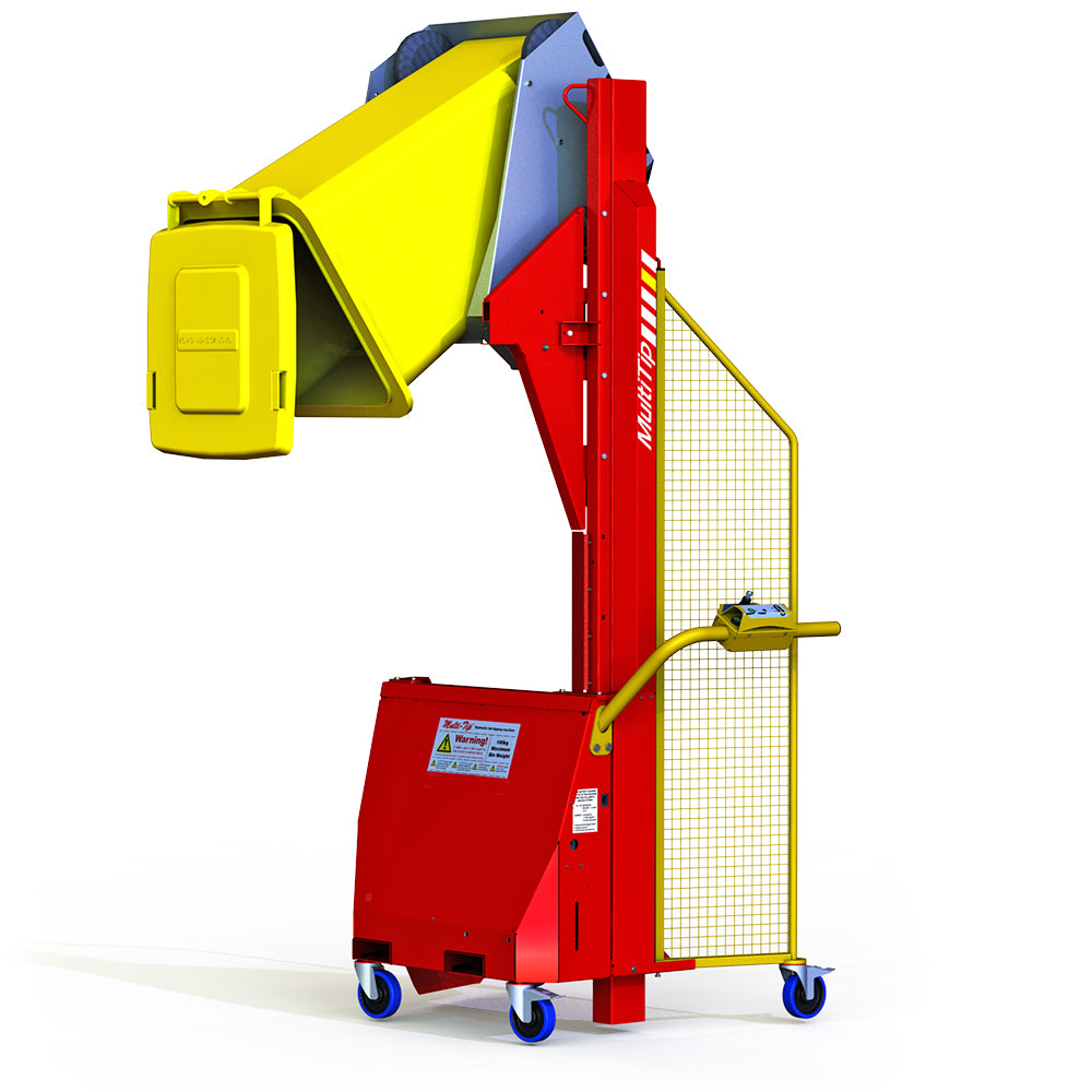 Electric Multi-Tip Battery Bin Tipper — Liftex Materials Handling Equipment